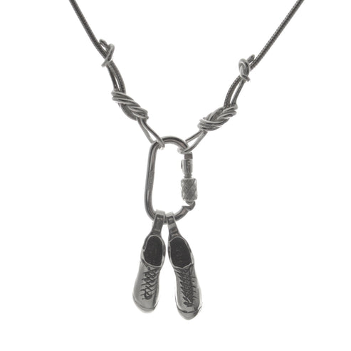 Climbers Chain Necklace & Optional Pendants - Rock Climbing Jewelry